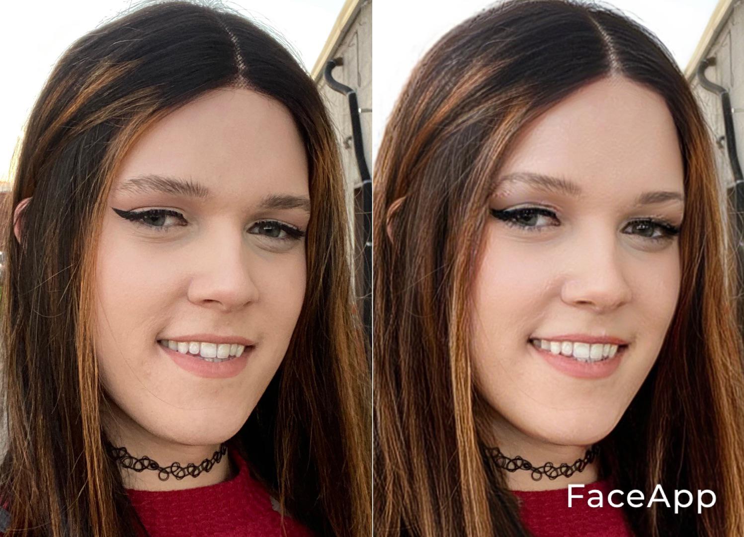 Before and after. FaceApp 🤪 | Scrolller