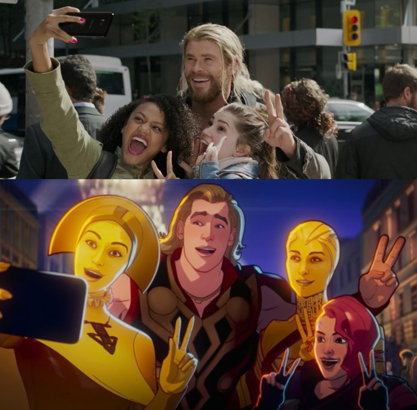 Before and After the Marvel Cinematic Multiverse. | Scrolller