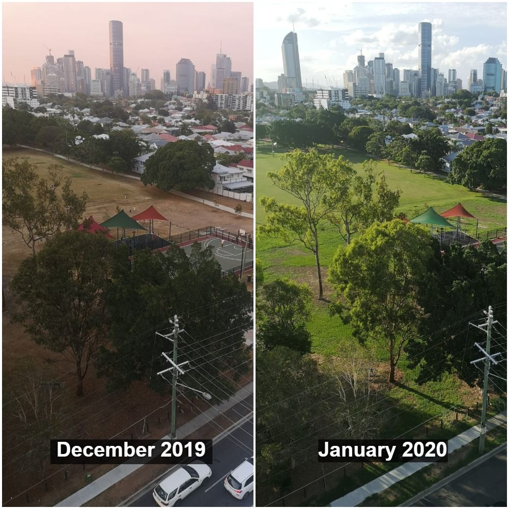 Before and after the recent rainfall... | Scrolller