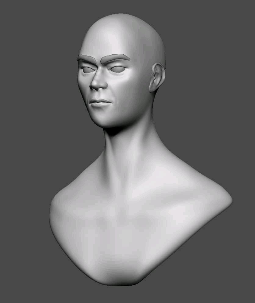 Beginner in here been using zbrush for 2weeks this is my first sculpture that i made | Scrolller