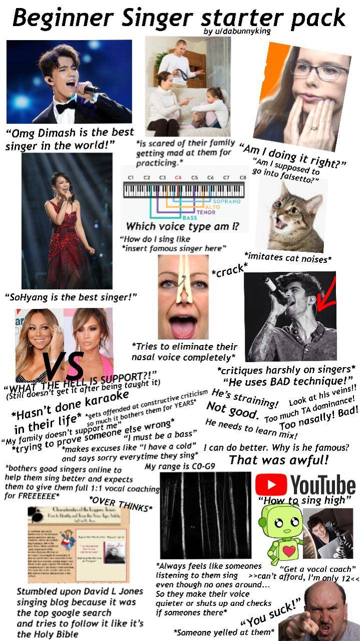 Beginner Singer Starter Pack | Scrolller