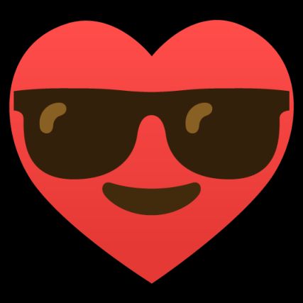 Behold, the Sunglasses Heart emoji | Scrolller
