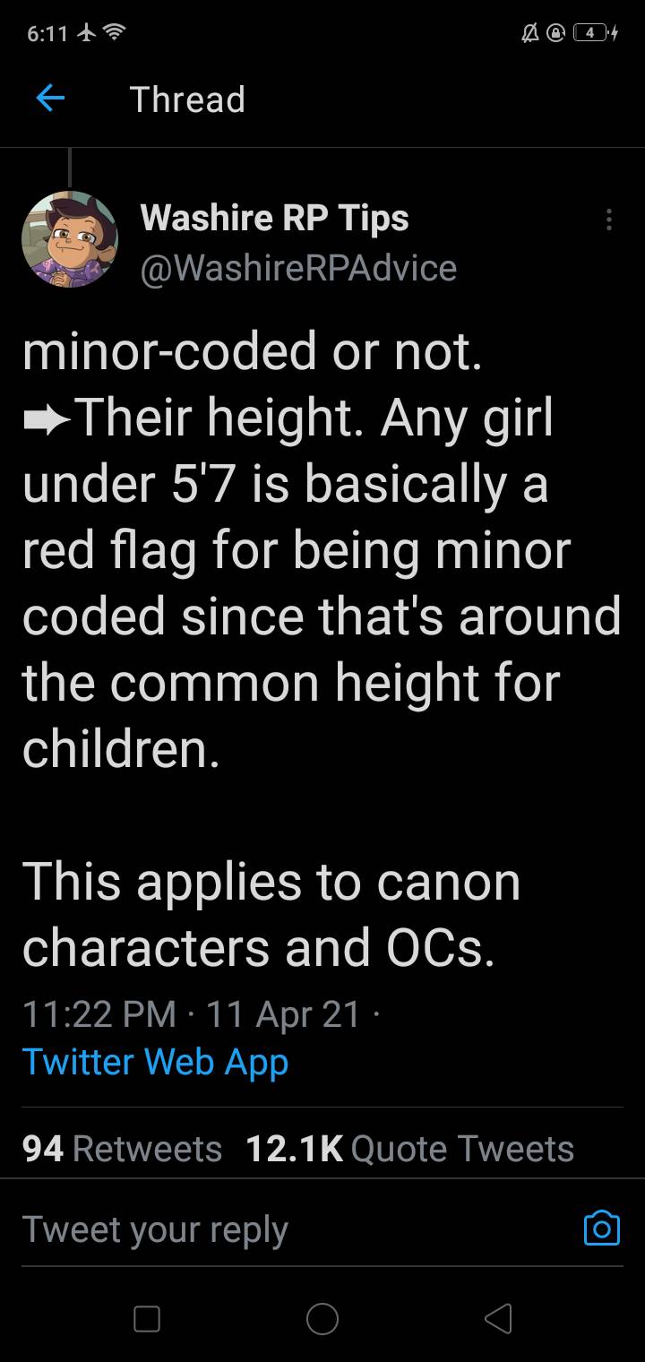 Being short now means you're minor coded | Scrolller