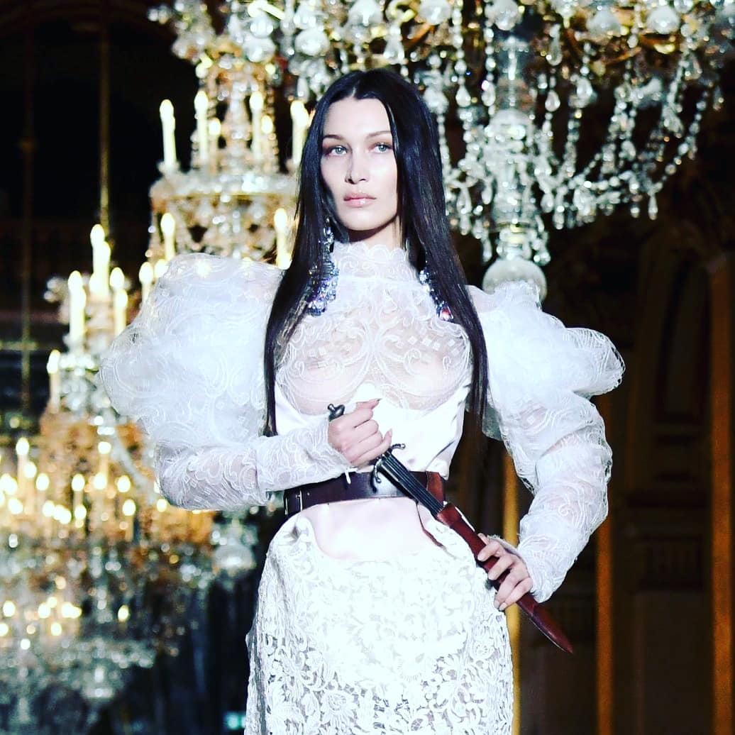 Bella hadid see through ramp walk | Scrolller