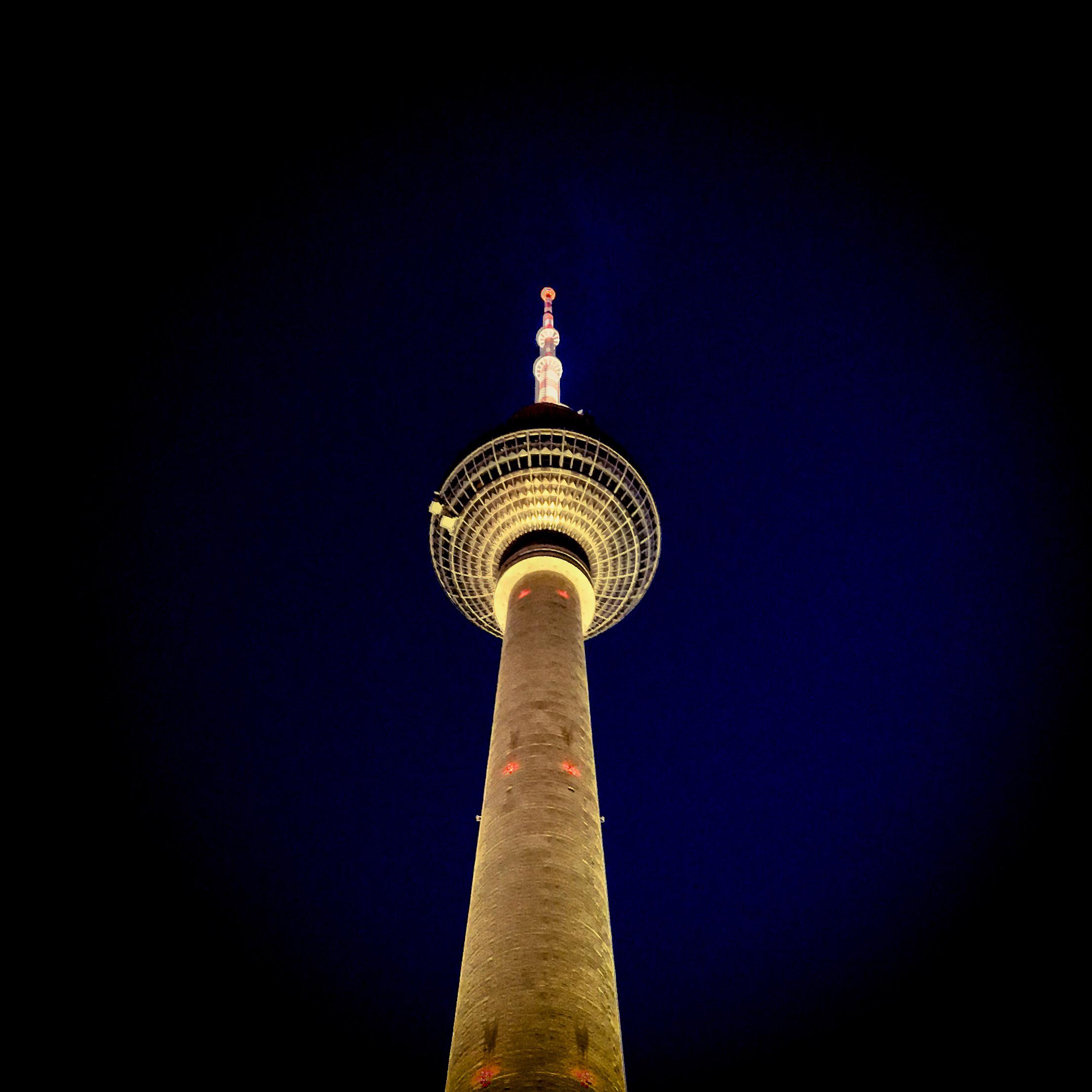 Berlin Alexanderplatz at night | Scrolller