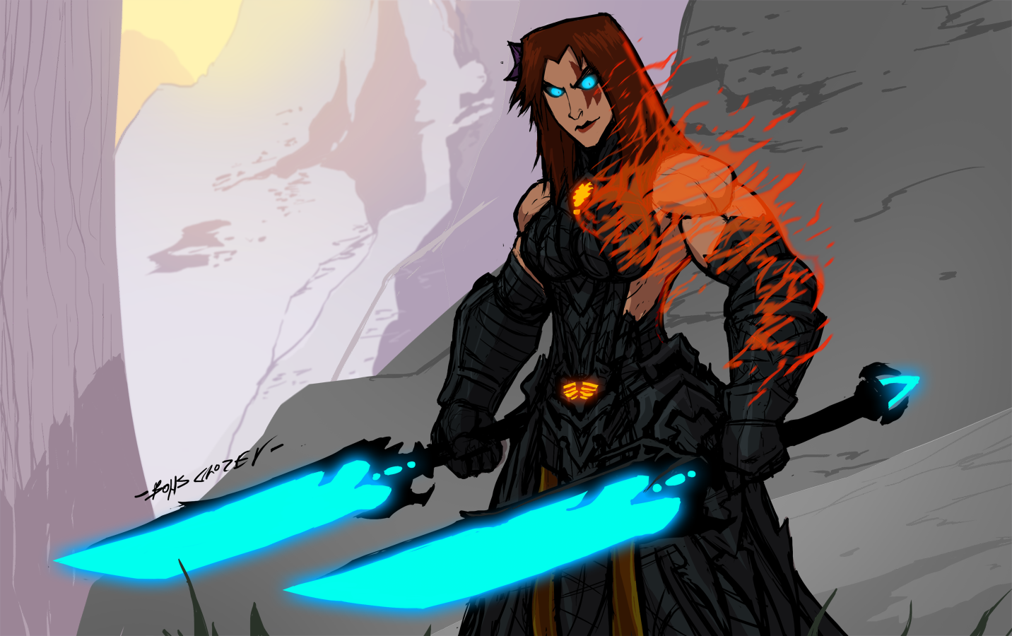 Berserking Beth Ravencoft(Drawing celebrating some personal milestones ...