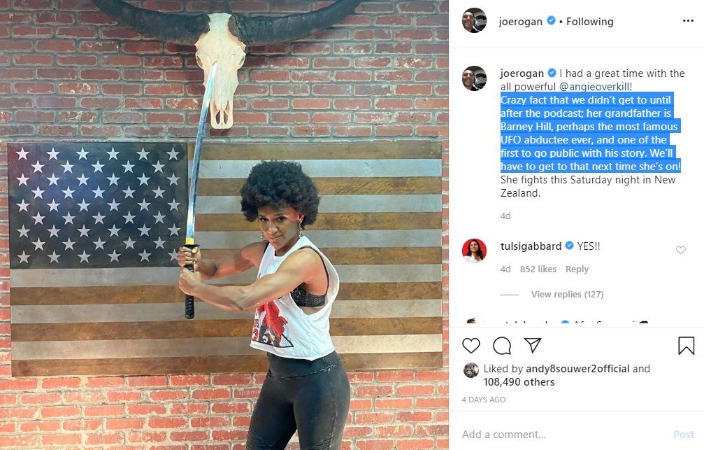 Betty and Barney Hill's granddaughter on Rogan!! | Scrolller