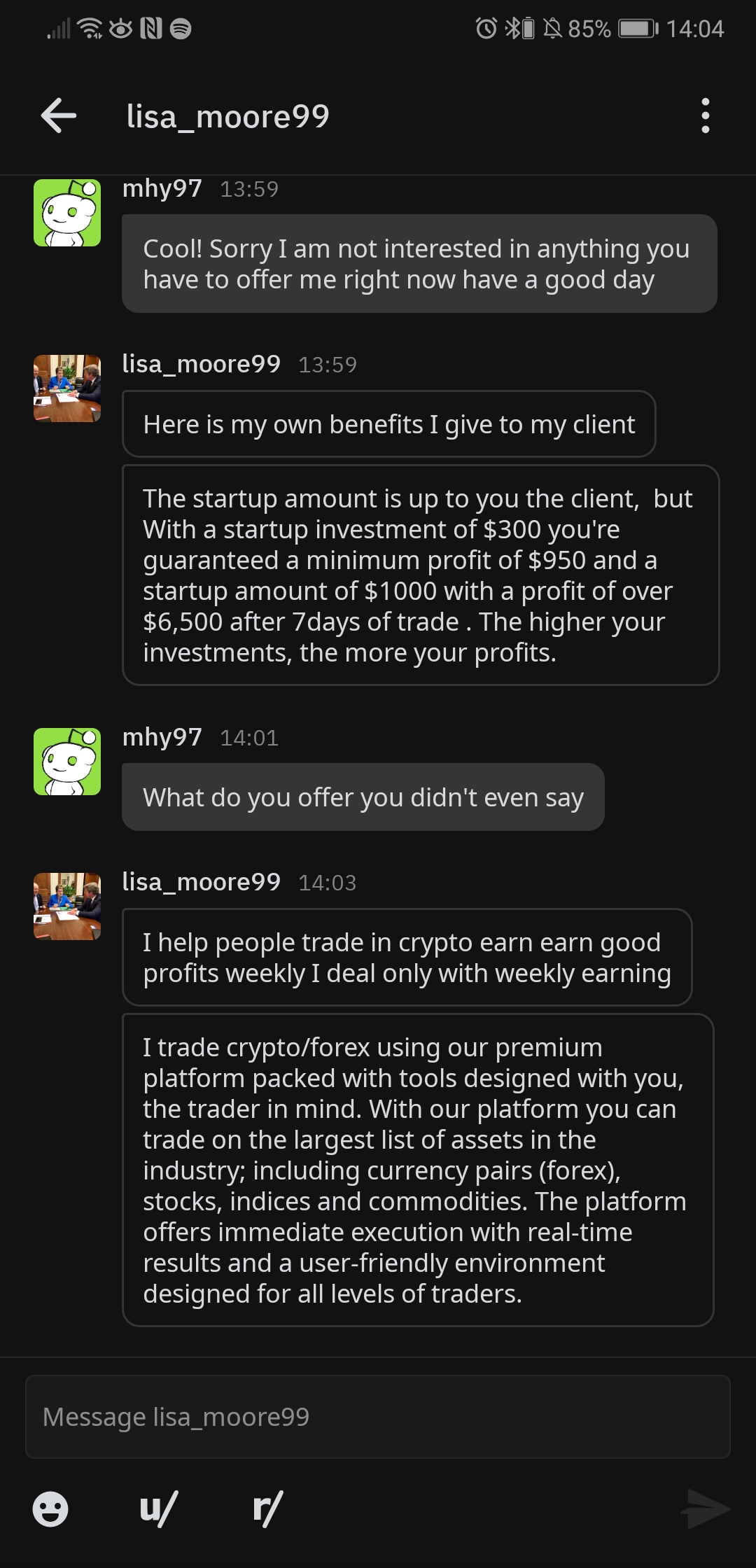 BEWARE of these scammers promising fake returns. | Scrolller BEWARE of these scammers promising fake returns. | Scrolller