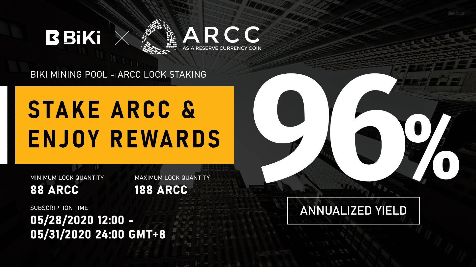 BiKi Mining Pool - ARCC Lock Staking - Phase 1 Now Live! | Scrolller