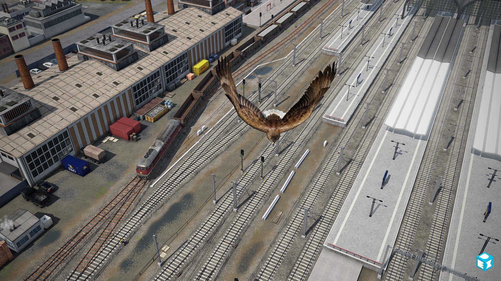 bird's eye perspective TransportFever2 | Scrolller