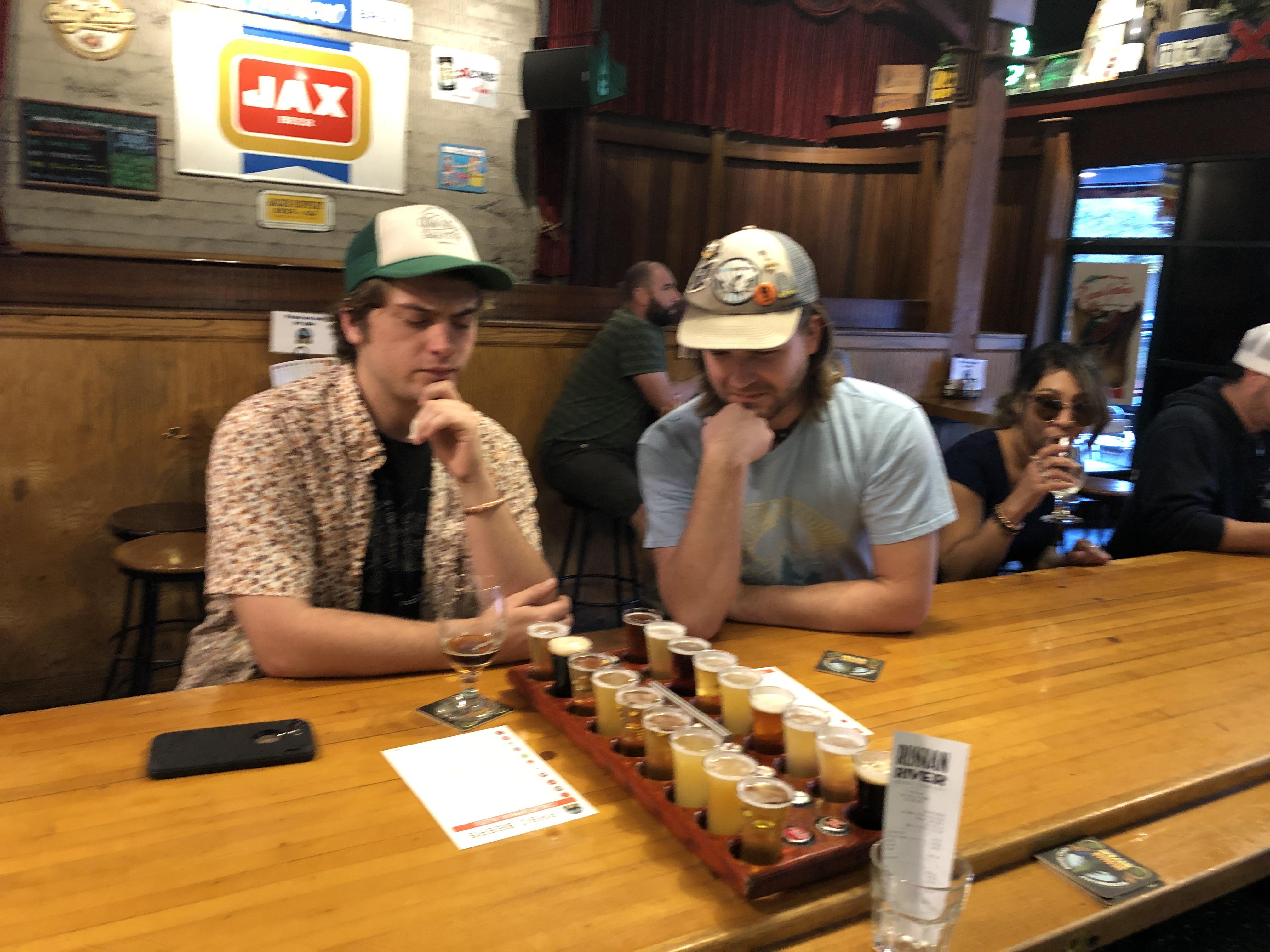 Birthday beer sampler at Russian River | Scrolller