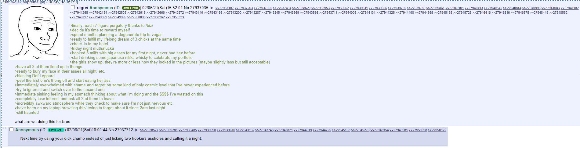 /biz/ has some regrets | Scrolller