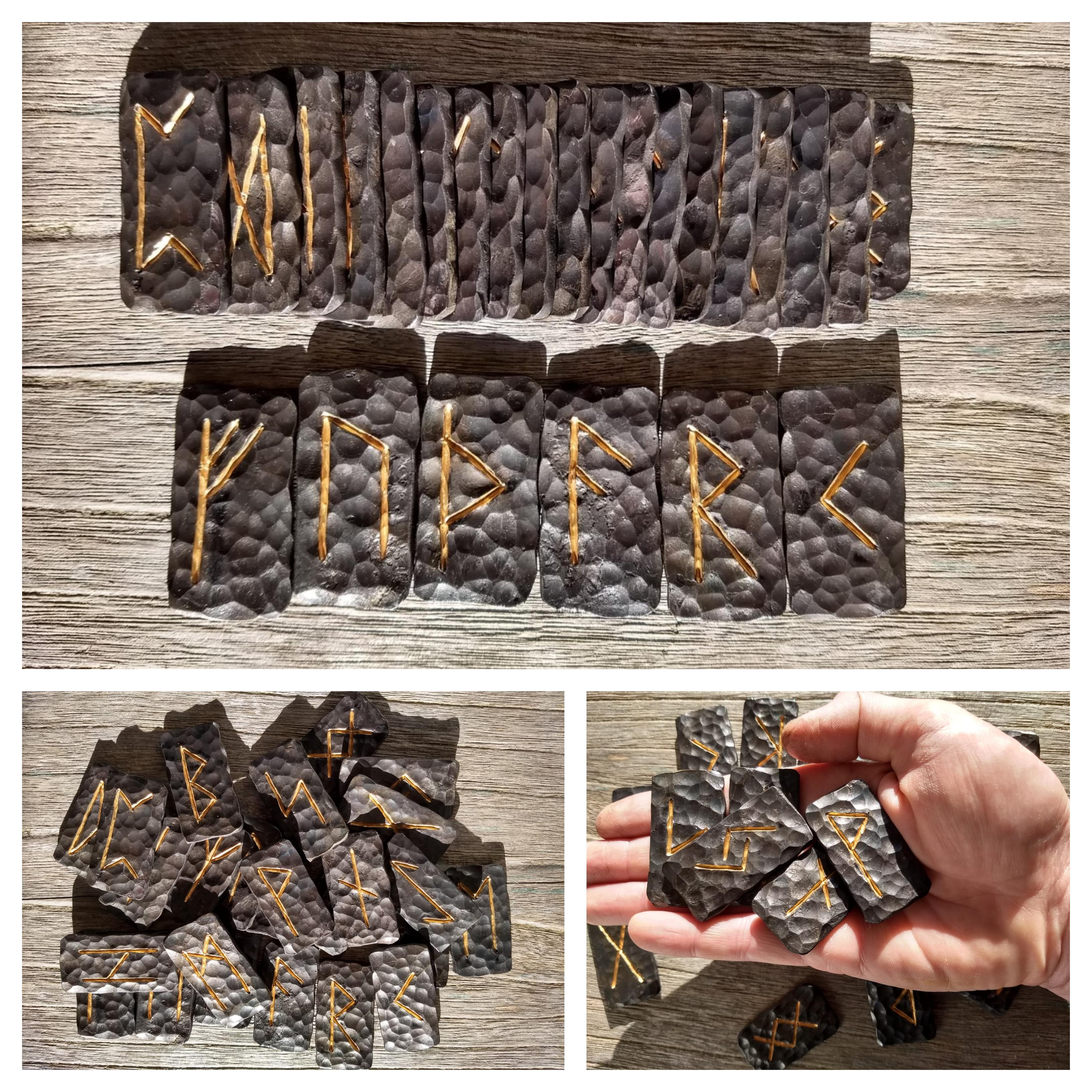 Black and Gold Runes | Scrolller
