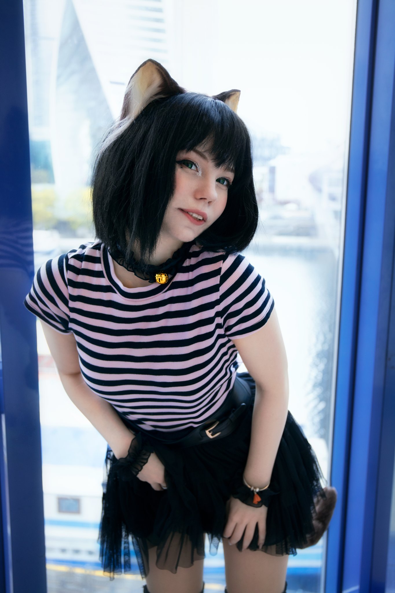 Black cat catgirl | Scrolller