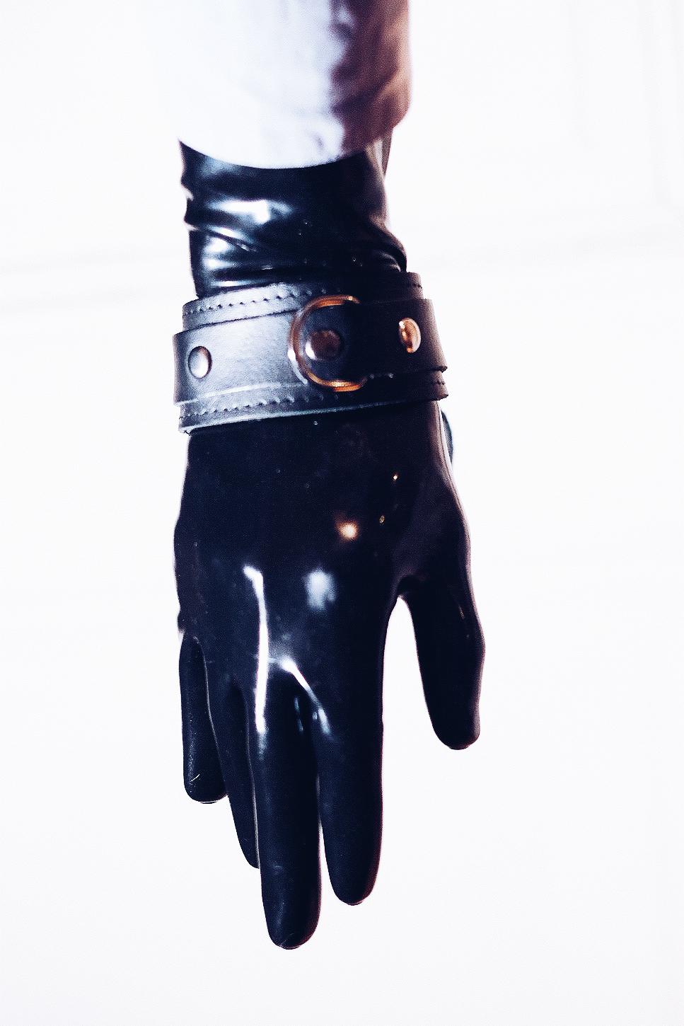 Black latex and restraint | Scrolller