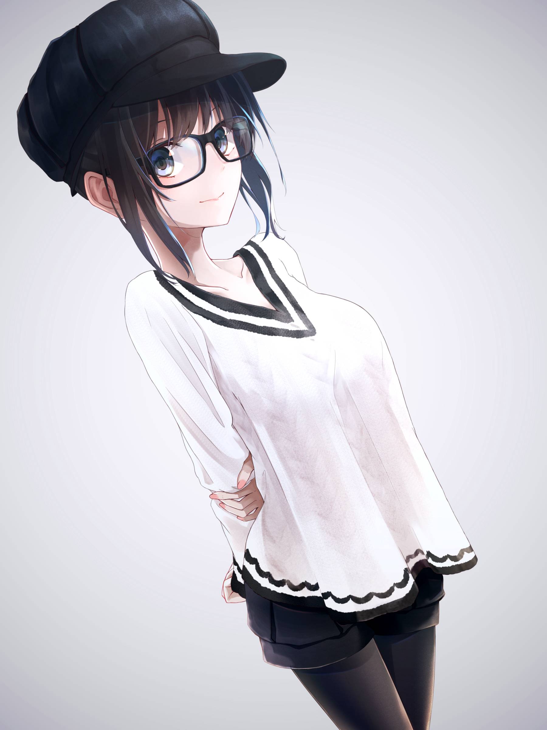 Black Newsboy Cap [Original] | Scrolller