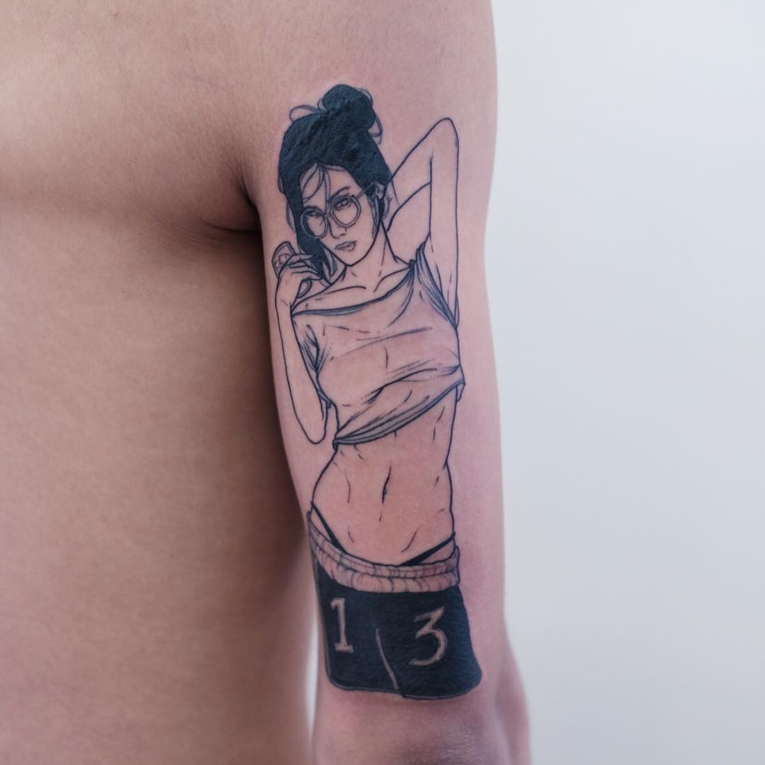 Black Tattoo Ink By Sad Amish Scrolller