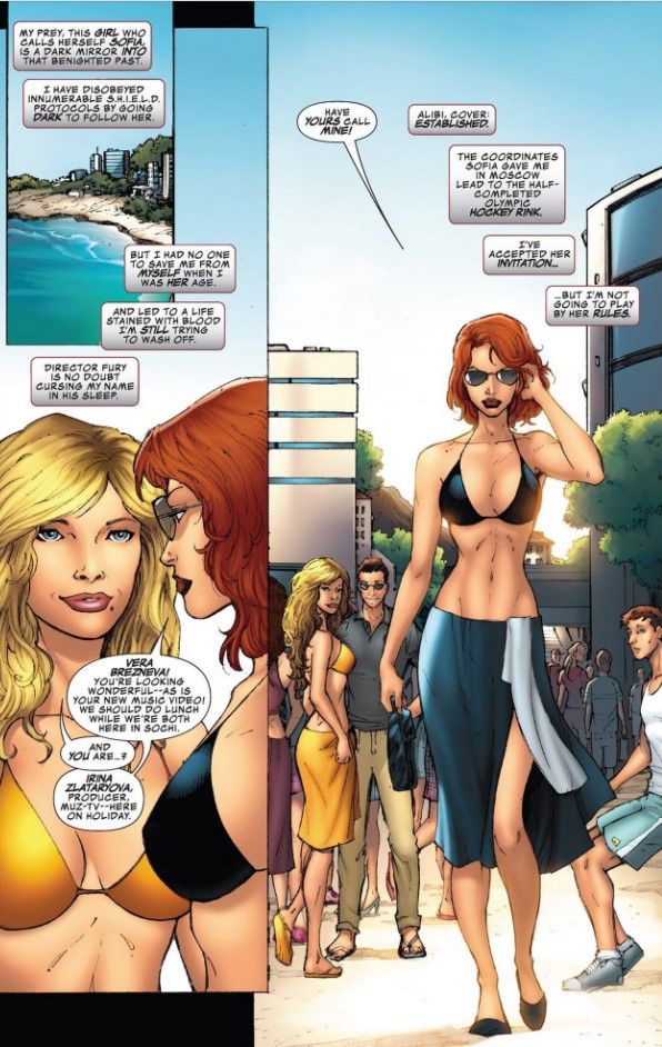 Black Widow's Bikini [Marvel's The Avengers: Black Widow Strikes #2] | Scrolller