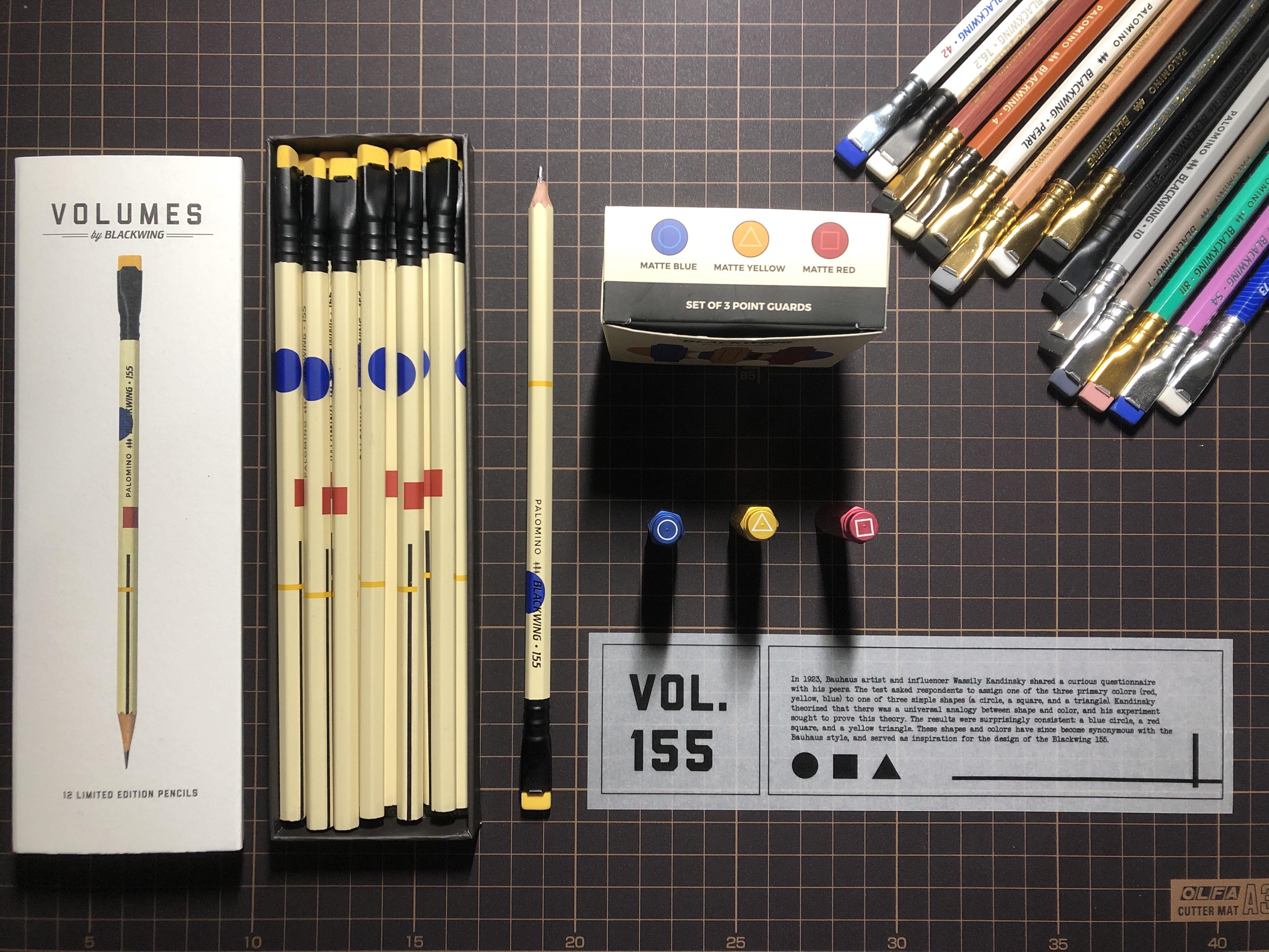 BLACKWING VOL.155 special edition—Bauhaus School （4B pencils & point guard) | Scrolller