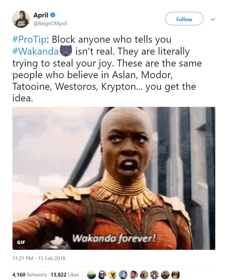Block anyone who tells you Wakanda isn't real | Scrolller