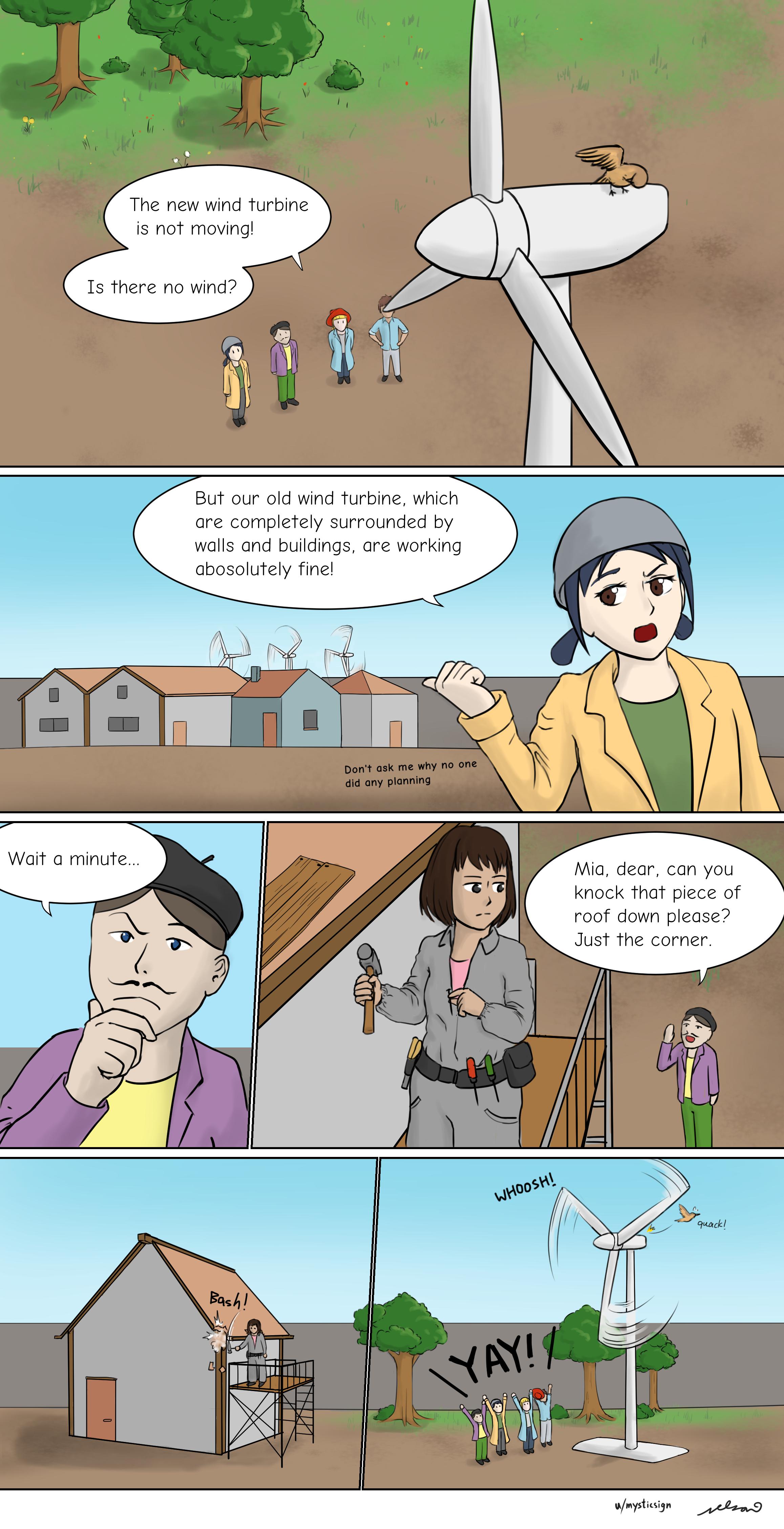 Blocked Wind Turbine | Scrolller