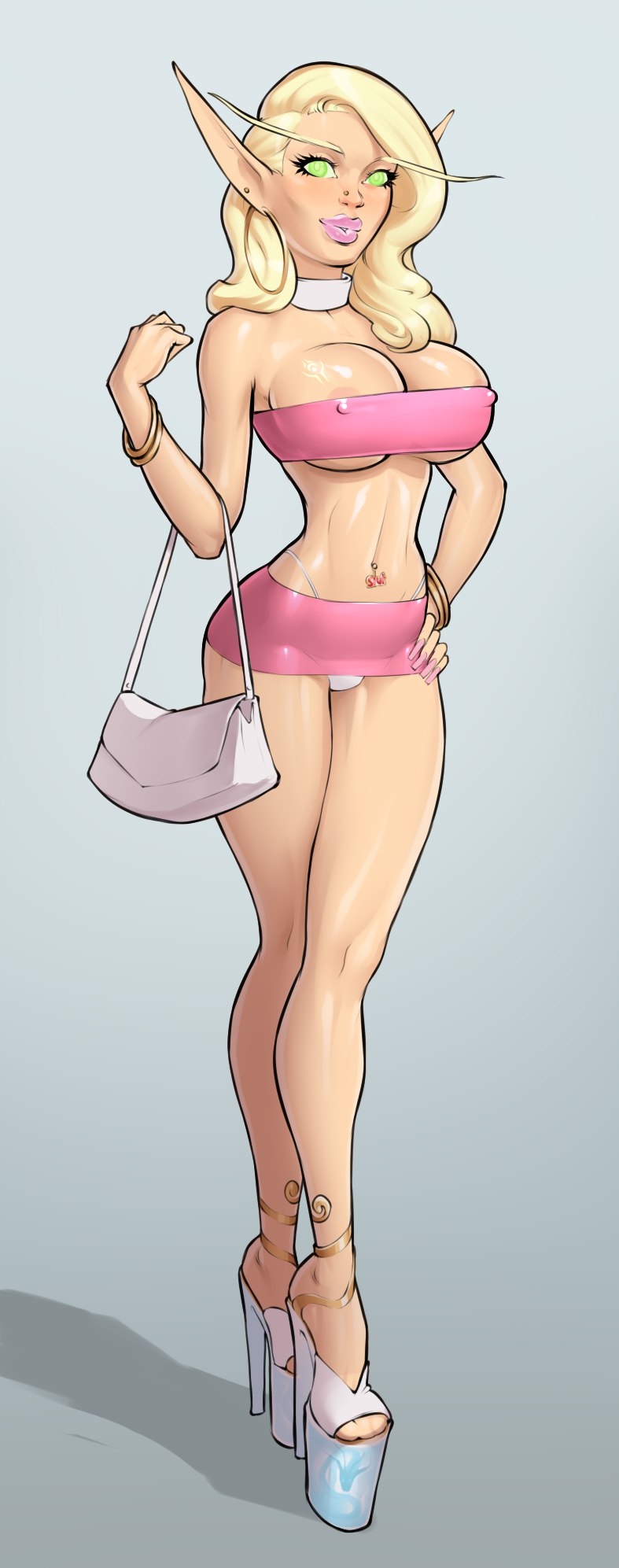 Blood Elf bimbo (wahafagart) [World of Warcraft] | Scrolller