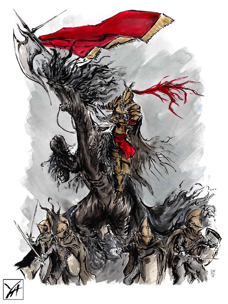 Bloodborne Inked 2018-Cainhurst Dragoon | Scrolller