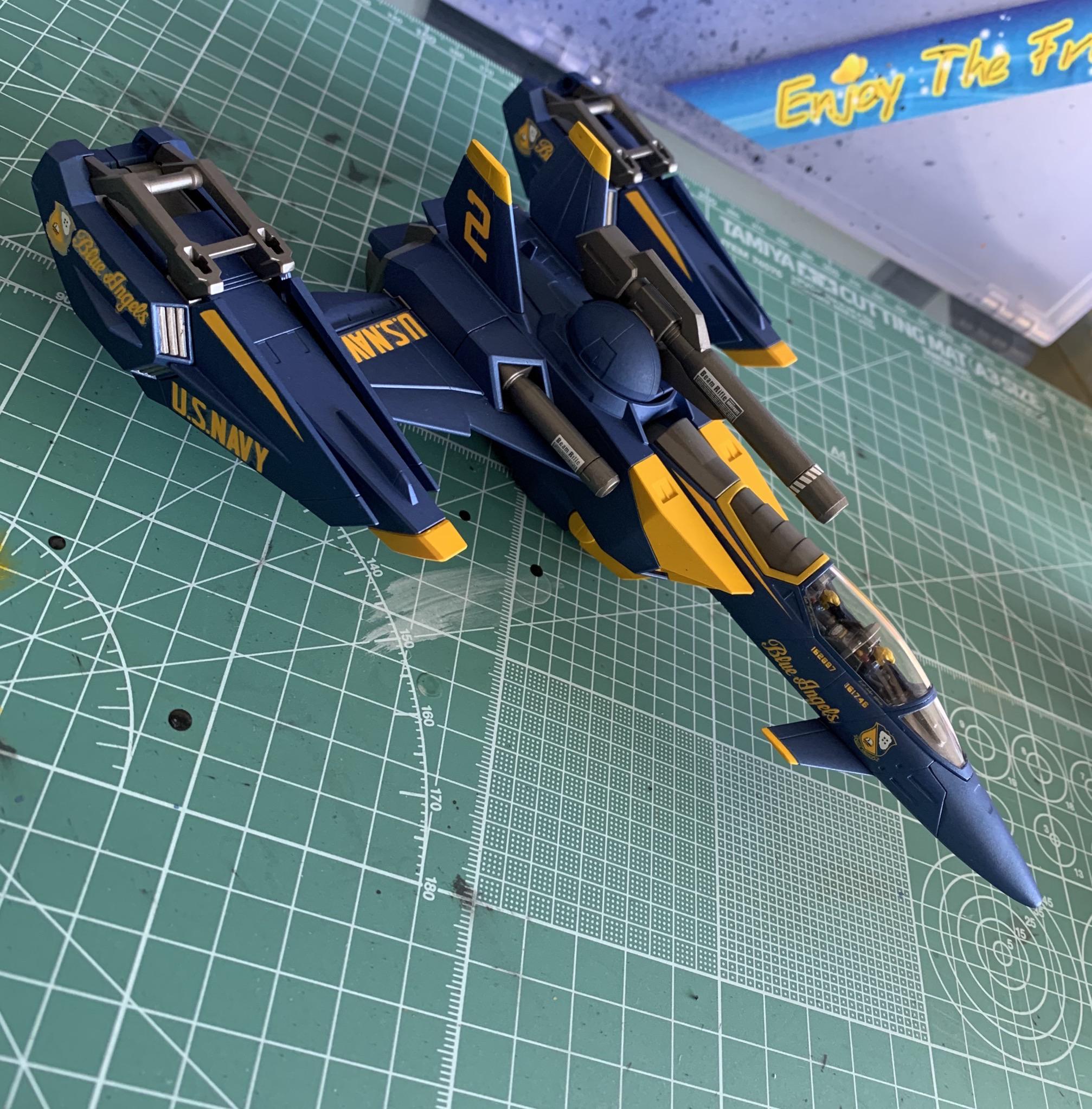 Blue Angels Skygrasper complete! Such an underrated PG and so much fun to build and paint ...