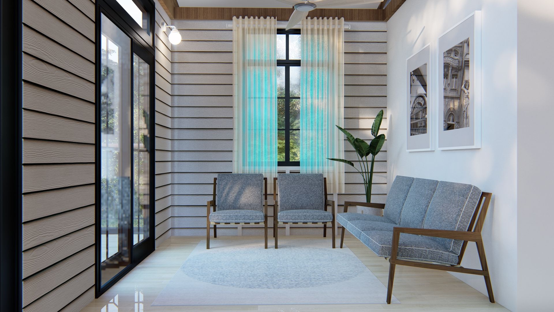 Blue effect on the Curtain - What's the cause? | Scrolller