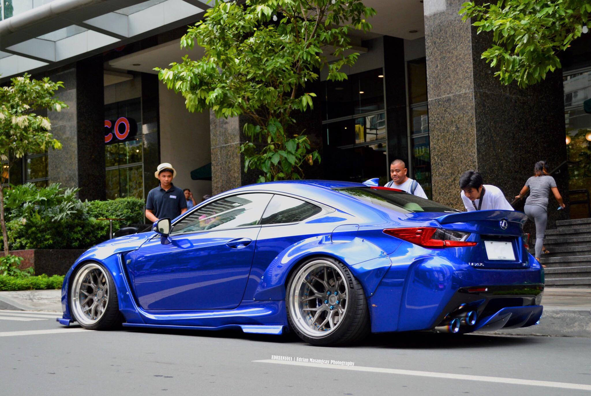 Blue Lexus RCF Rocket Bunny | Scrolller