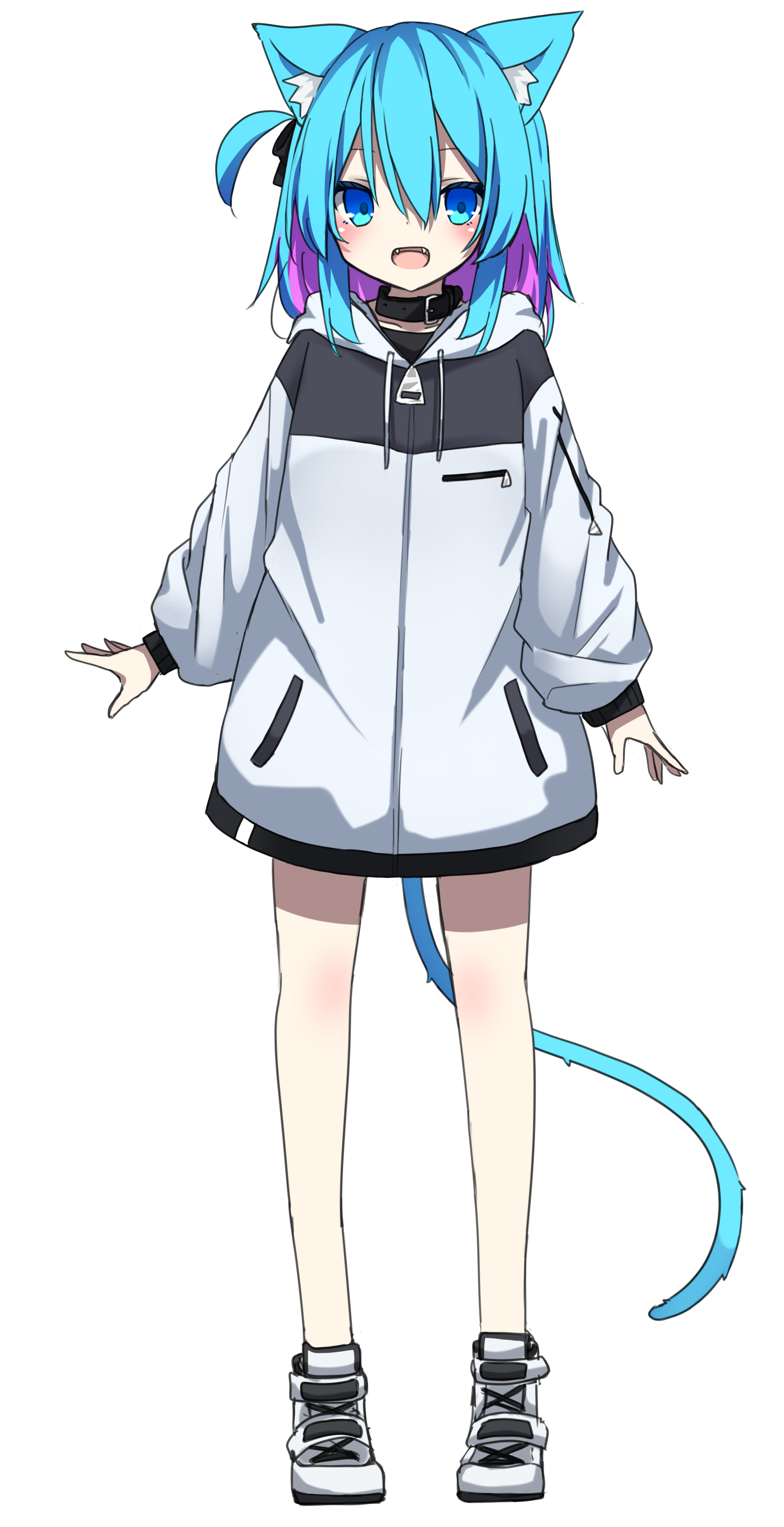 Blue Nekomimi [Original] | Scrolller