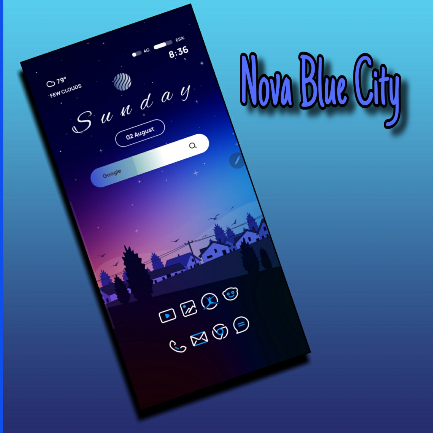 Blue Nova Theme | Scrolller