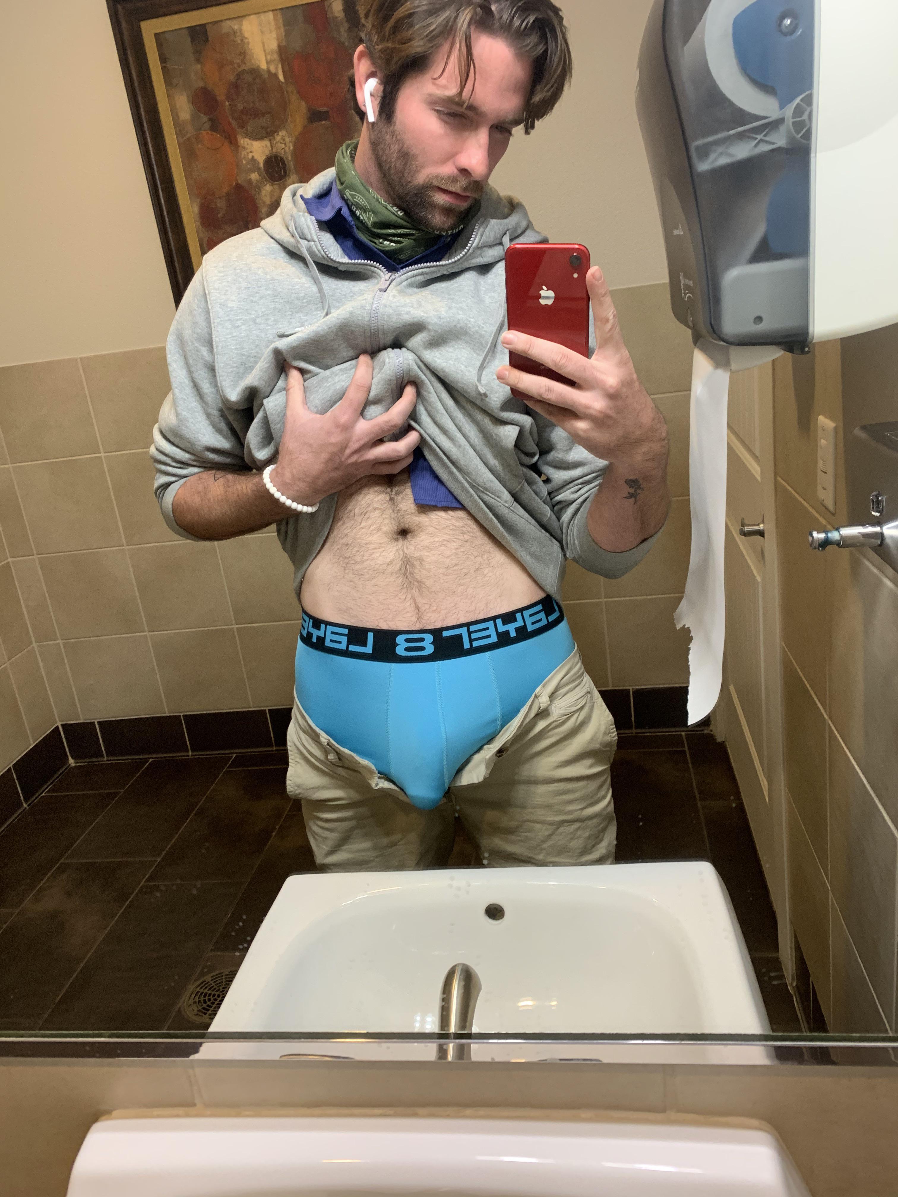 Blue Work Bulge Scrolller