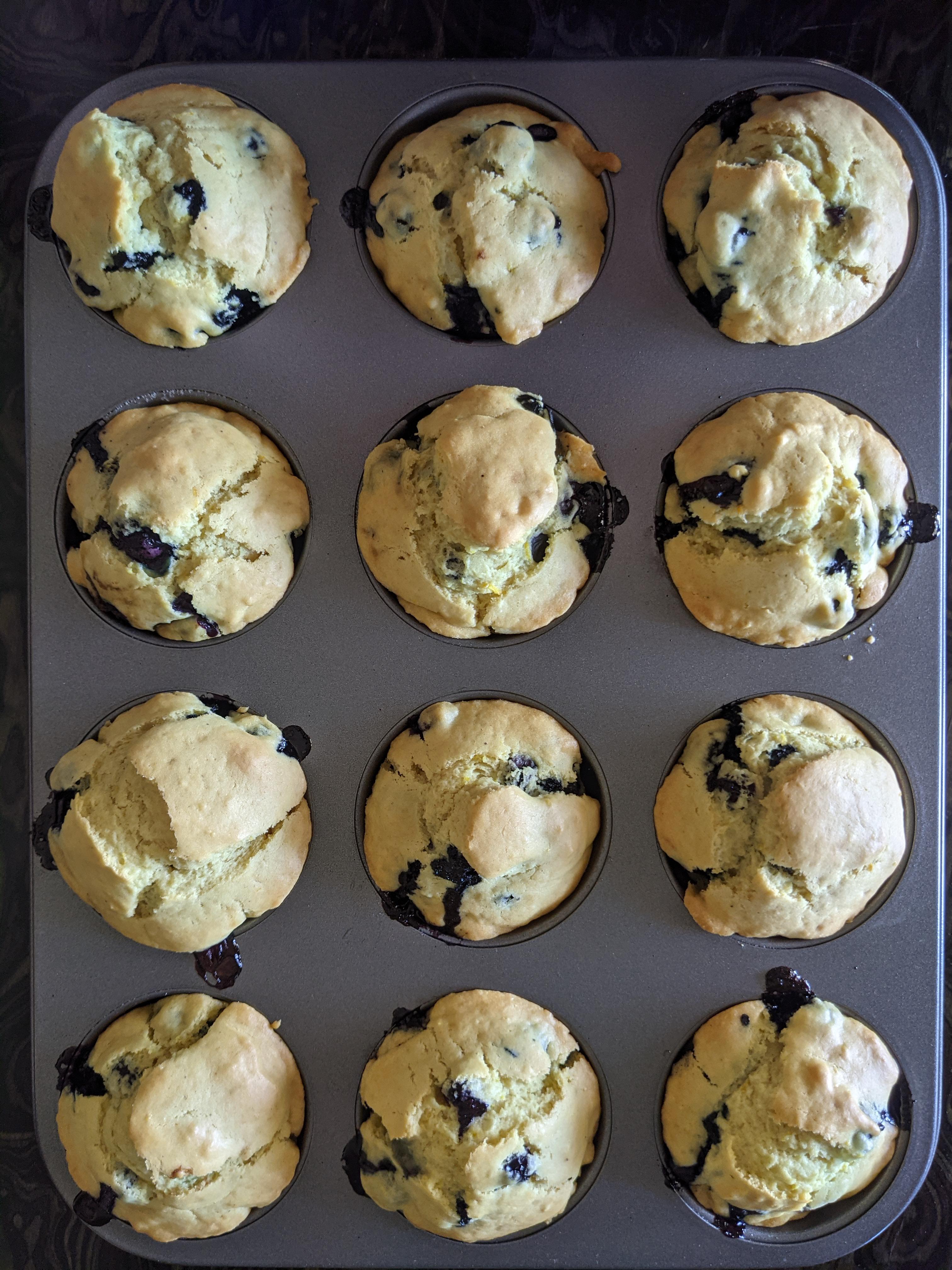 Blueberry muffins | Scrolller