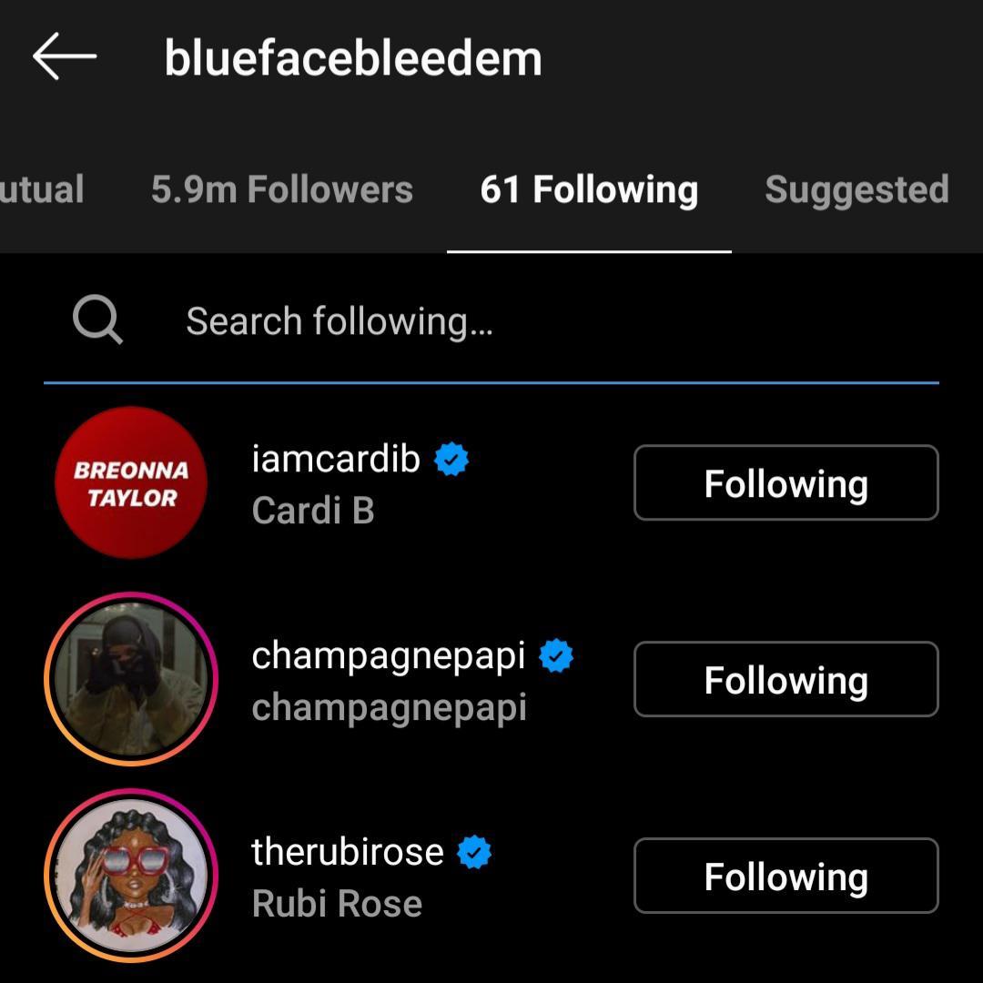 Blueface Follows Rubi Rose On Instagram | Scrolller