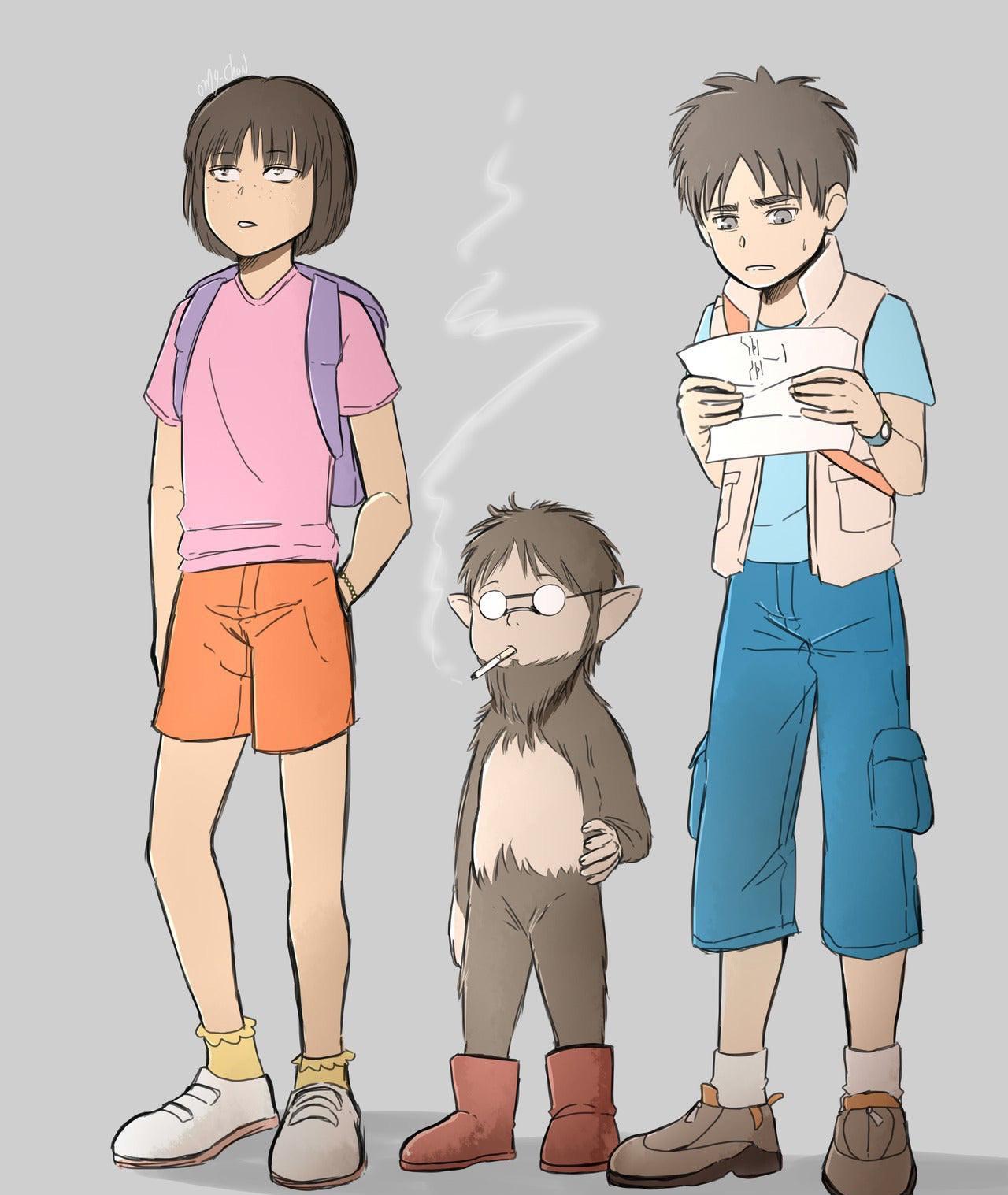 Blursed_Dora the Explorer | Scrolller