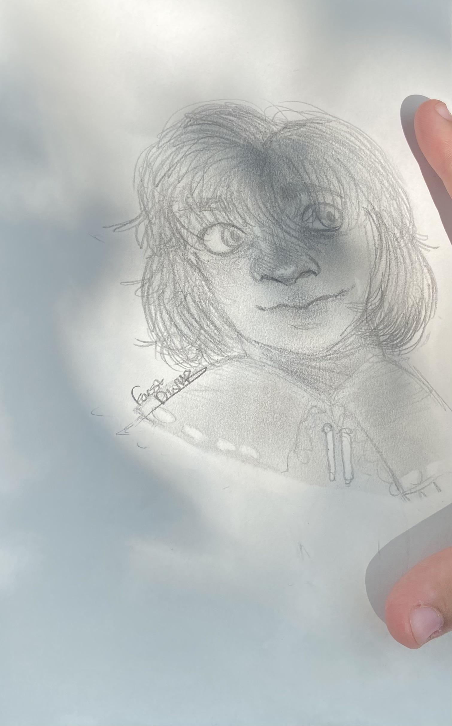 Blursed drawing of little lad that I commissioned from a friend | Scrolller