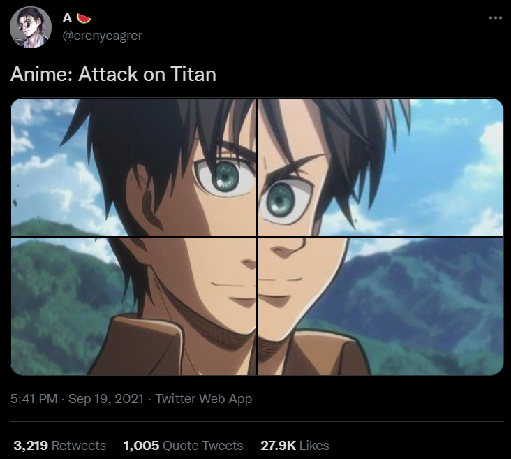 Blursed Eren Yeager | Scrolller