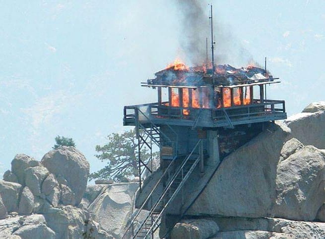 Blursed fire watchtower | Scrolller