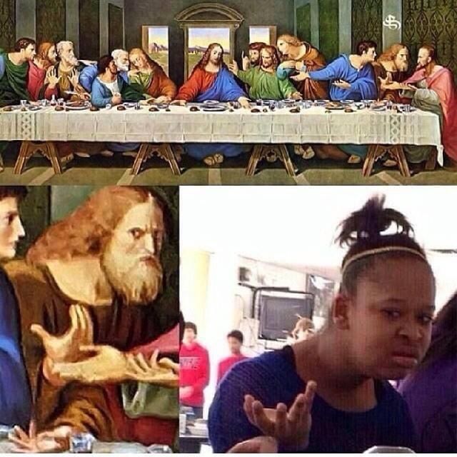 Blursed_Last_Supper | Scrolller