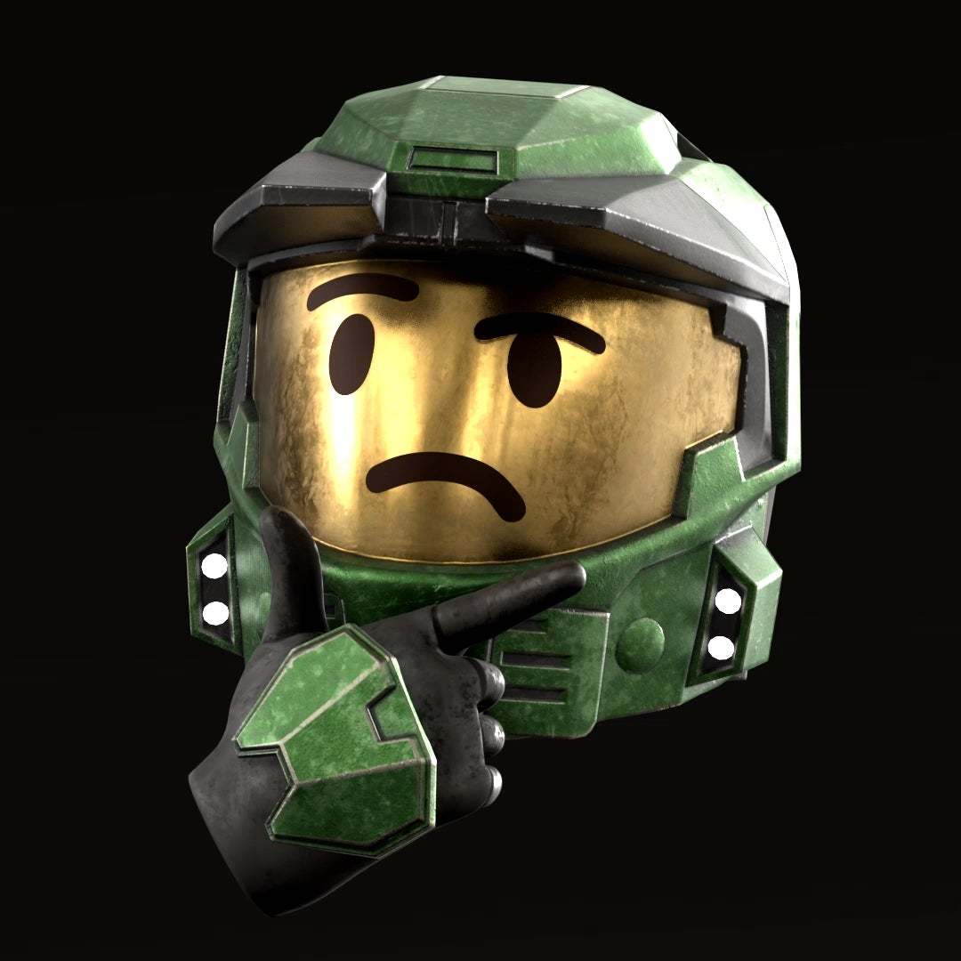 Blursed MasterChief, where.should.he.go? | Scrolller