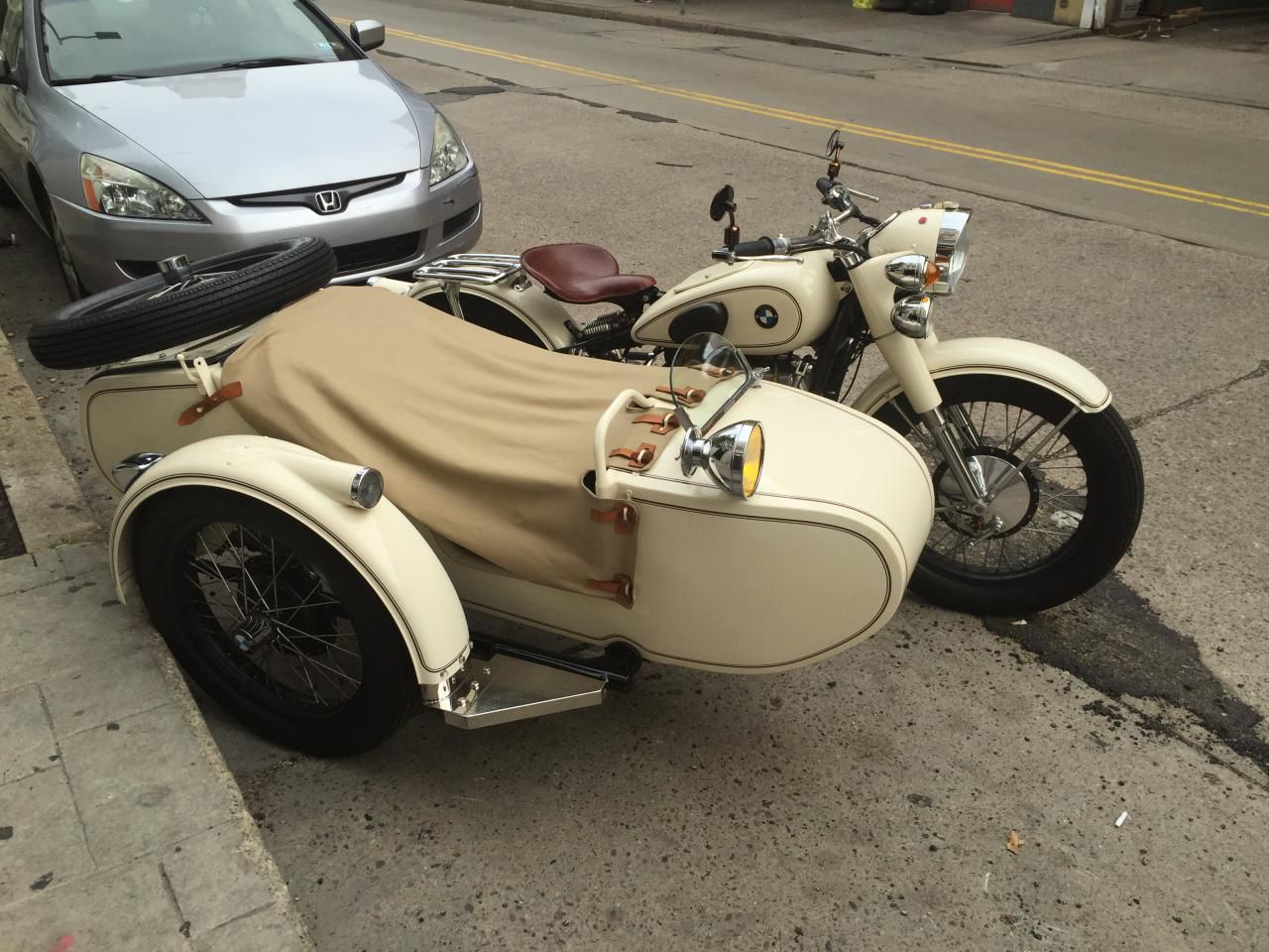 BMW R69s (I think) with sidecar in Pittsburg, PA | Scrolller
