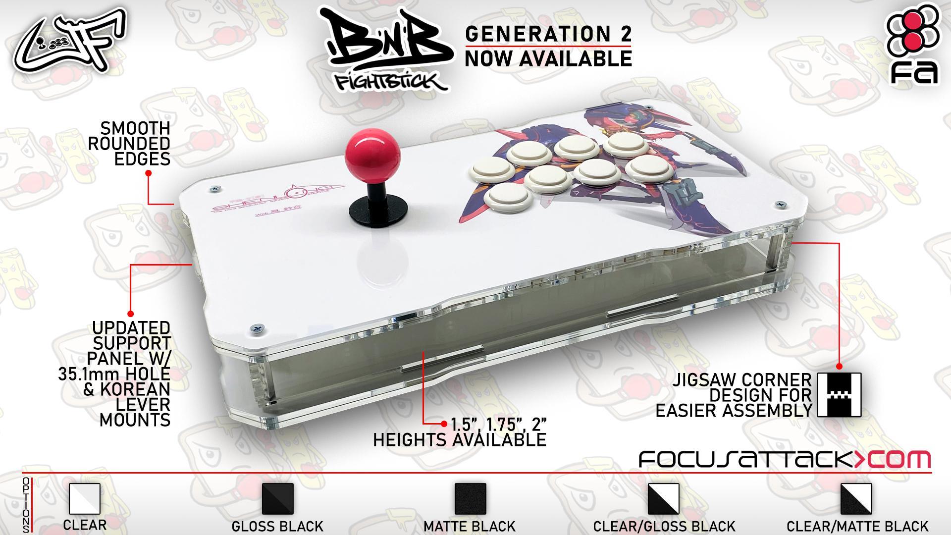 BnB Fightstick GEN 2 Now Available from FocusAttack | Scrolller