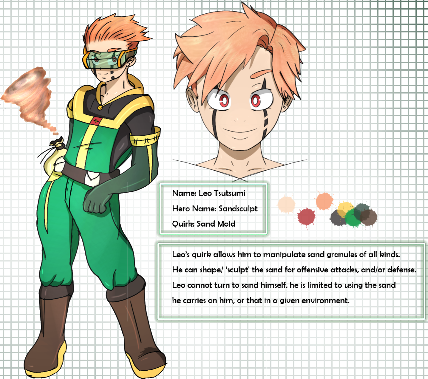 BNHA OC 12/TBD: Leo a.k.a "Sandsculpt" | Scrolller