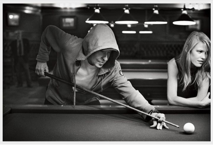 Bob Playing Billiards captured by Sam Jones | Scrolller