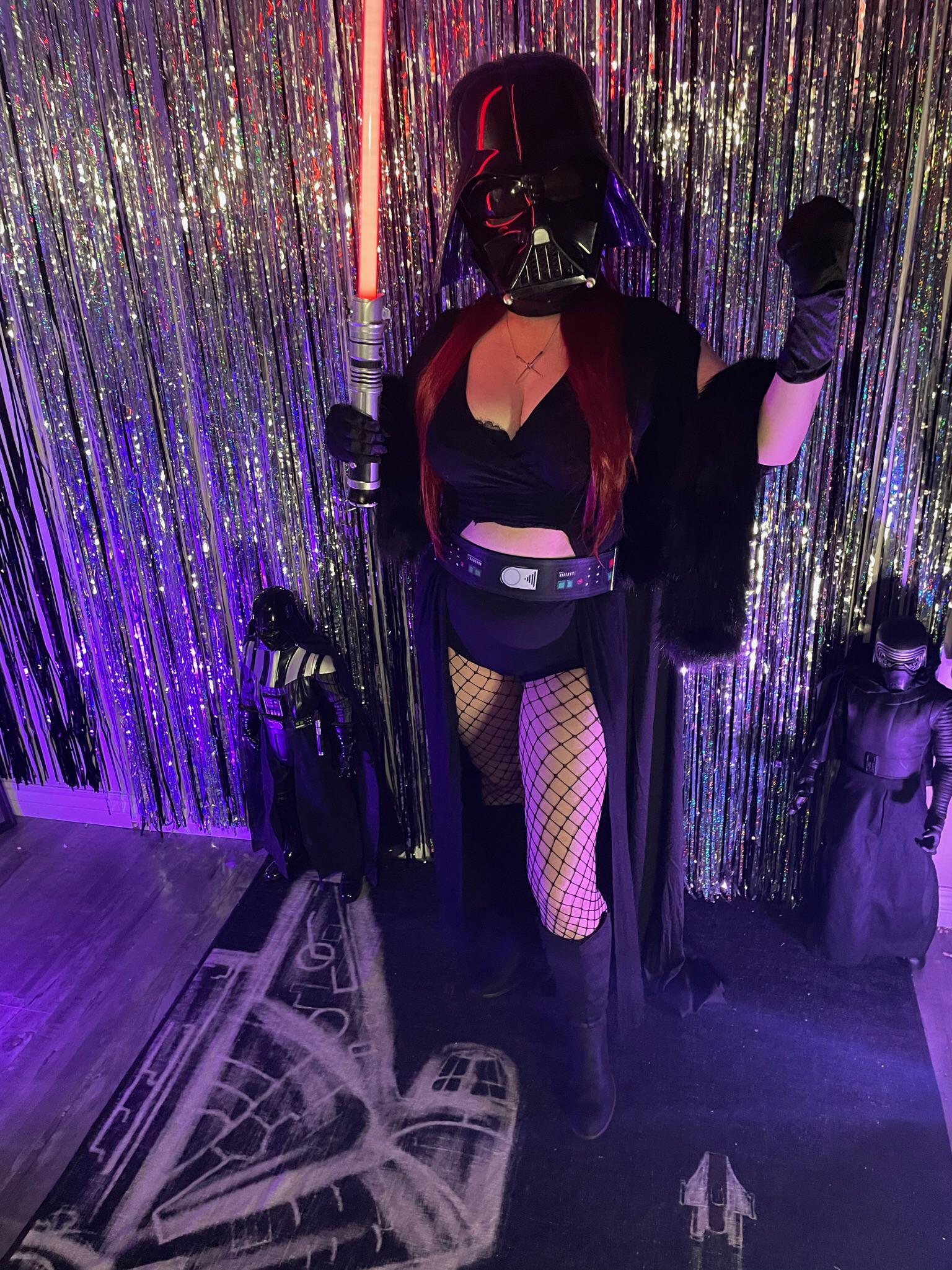 Bobahsoka as Lady Vader version 2.0 - When I left you, I was but the learner. Now I am the ...