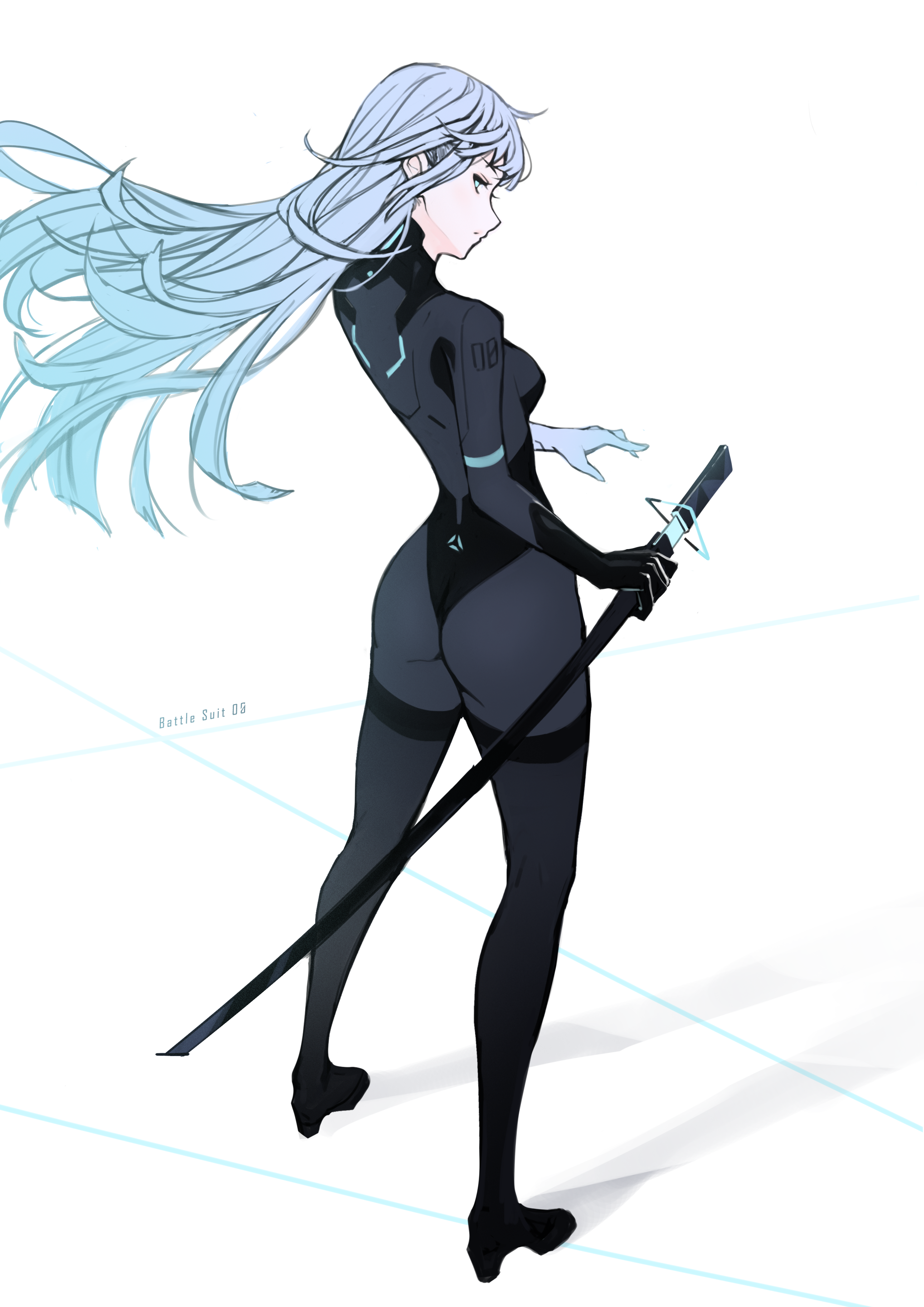 Bodysuit and Beam-Katana | Scrolller