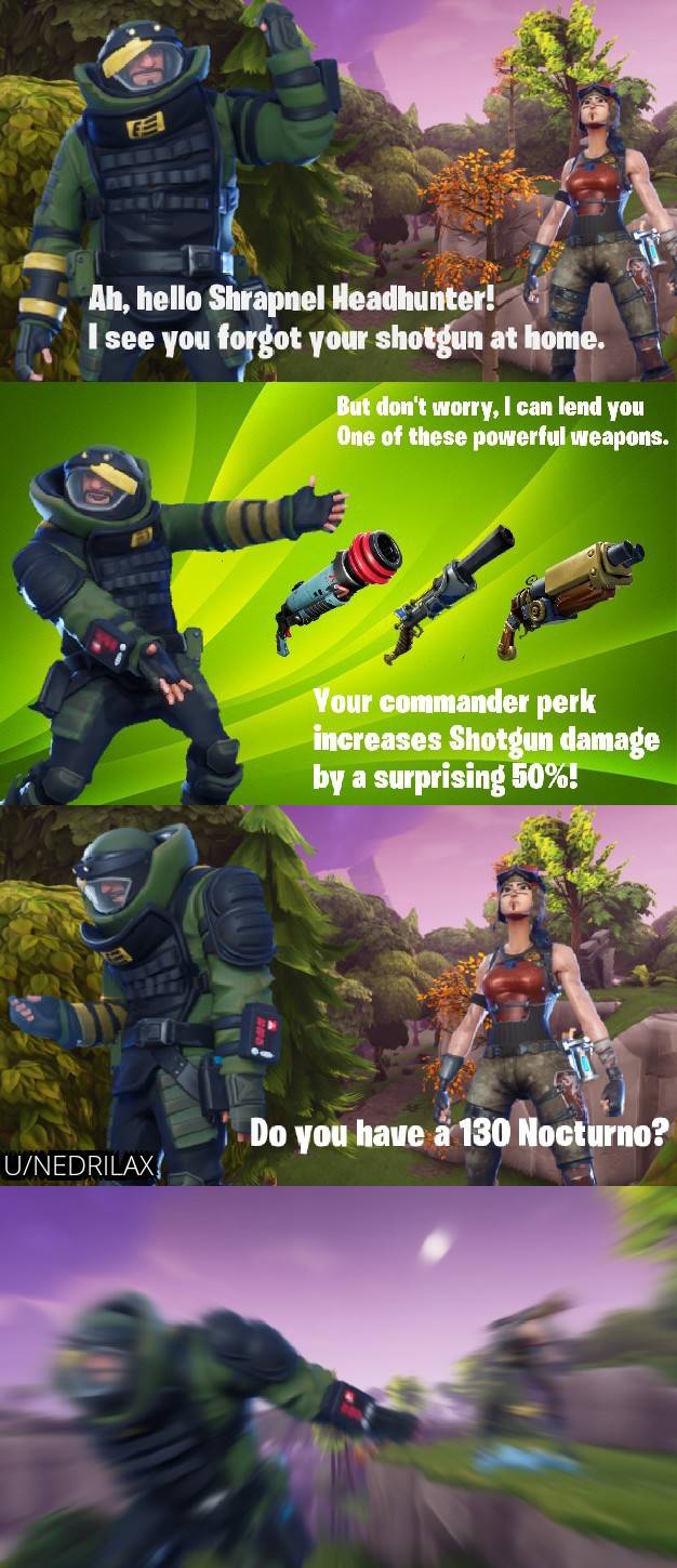 Bombsquad Kyle encounters Shrapnel Headhunter. | Scrolller