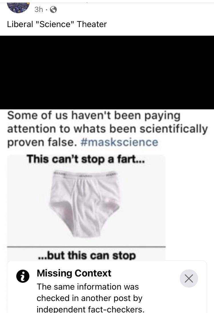 Bonus points for the “missing context” label. | Scrolller