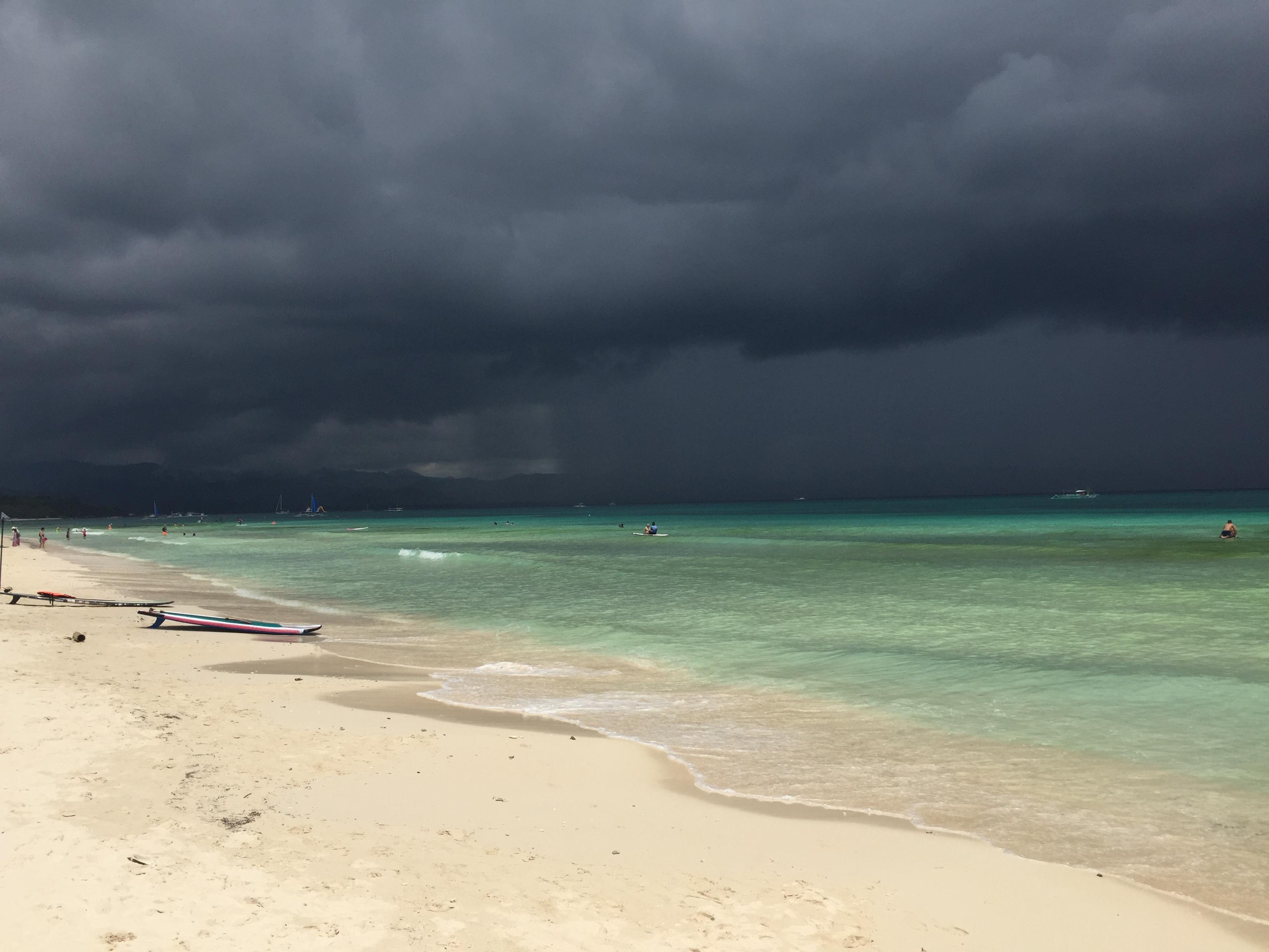 Boracay, Philippines during the rainy season. | Scrolller
